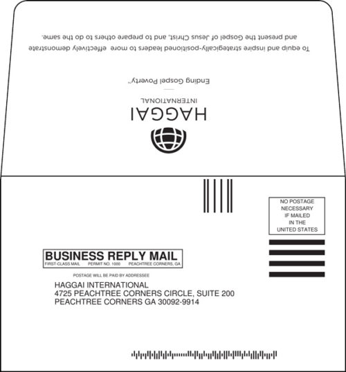 BRE Envelopes - Haggai International